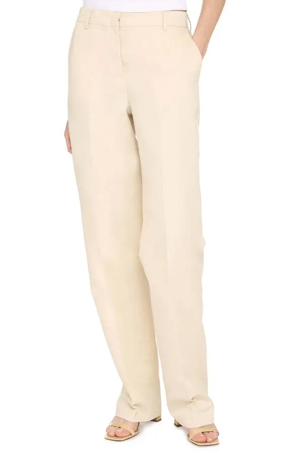PT TORINO High-waisted Straight Leg Trousers