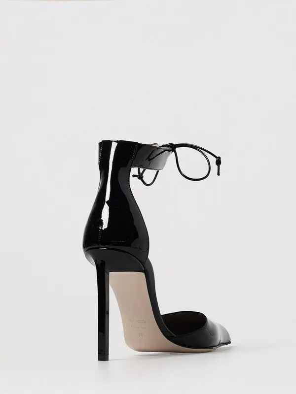 TOM FORD Pointed Toe Lace-up Pumps - Black