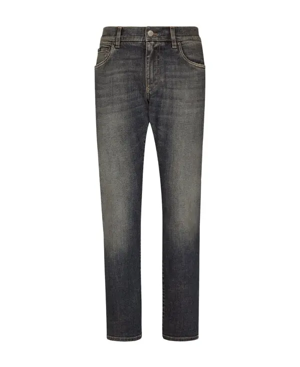 Dolce & Gabbana Slim Cut Jeans - Black