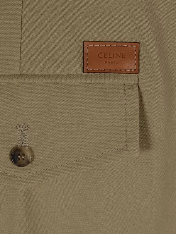 Celine Chinos In Cotton Cloth