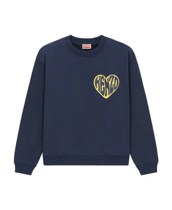 Kenzo Heart Logo Crewneck Sweatshirt