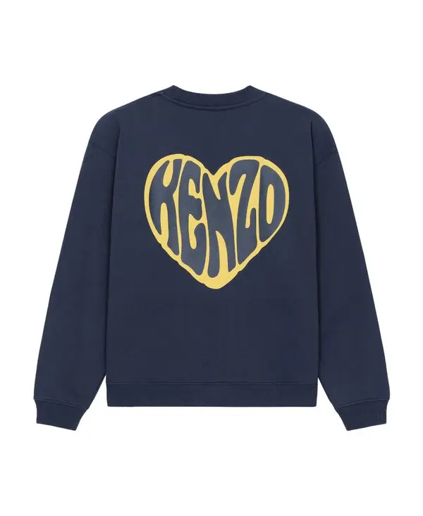 Kenzo Heart Logo Crewneck Sweatshirt