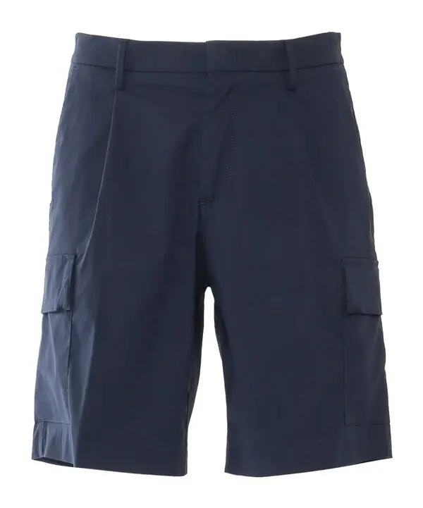 K-WAY Knee-length Cargo Shorts - Blue