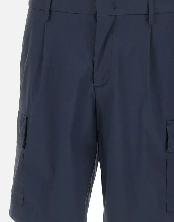 K-WAY Knee-length Cargo Shorts - Blue