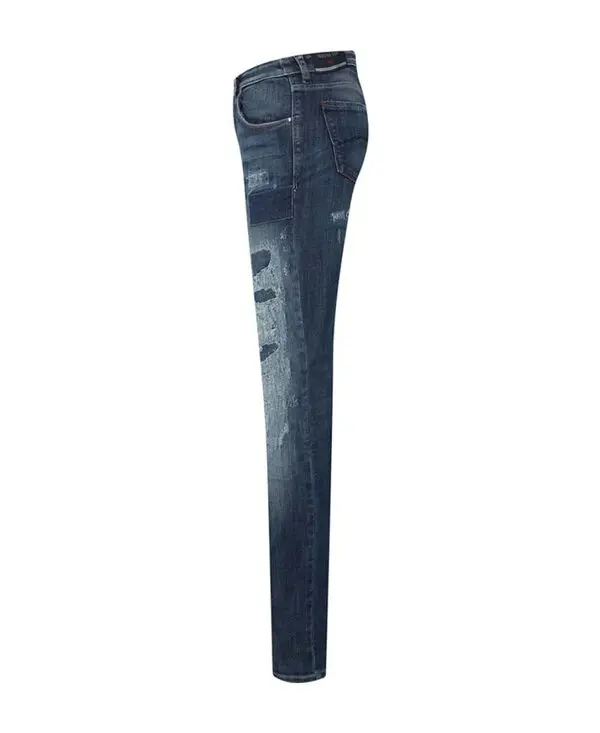 Emporio Armani Skinny Jeans With Distressed Details