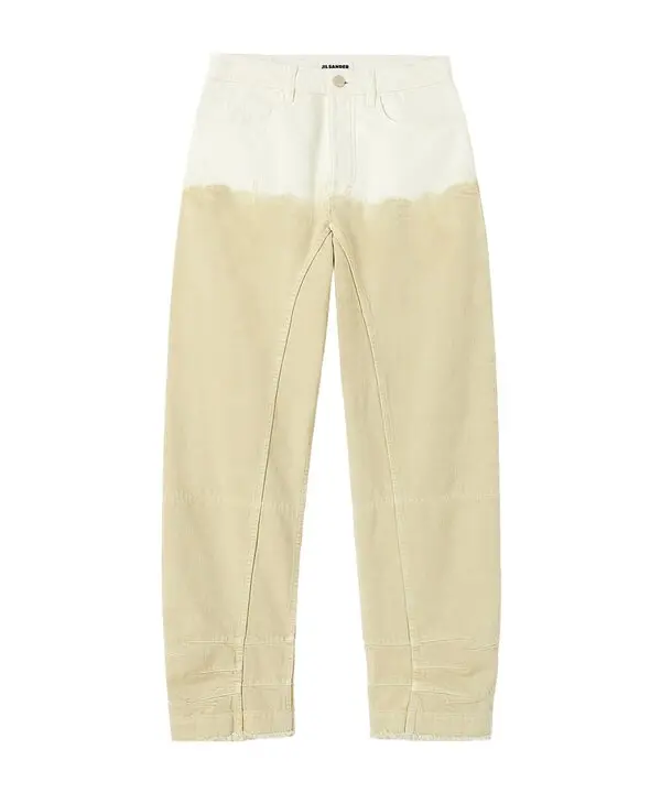 JIL SANDER Denim Trousers - Nude