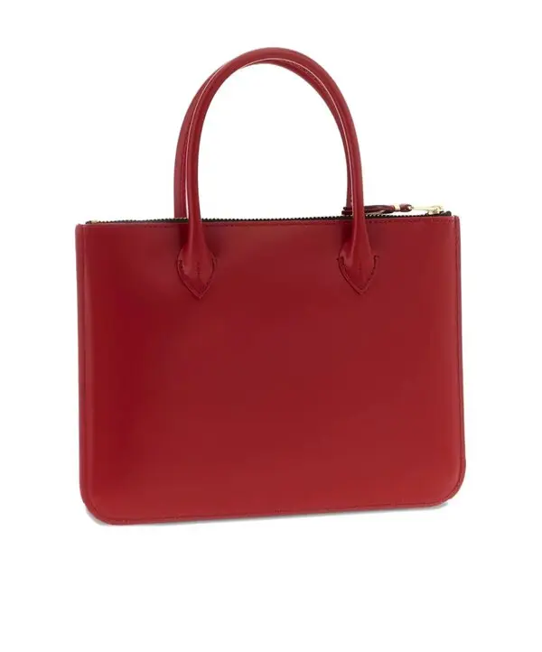Comme Des Garçons Logo Printed Handbag