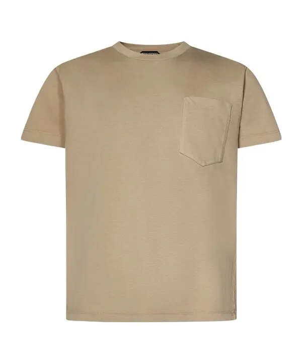 TOM FORD Cotton T-shirt - Nude