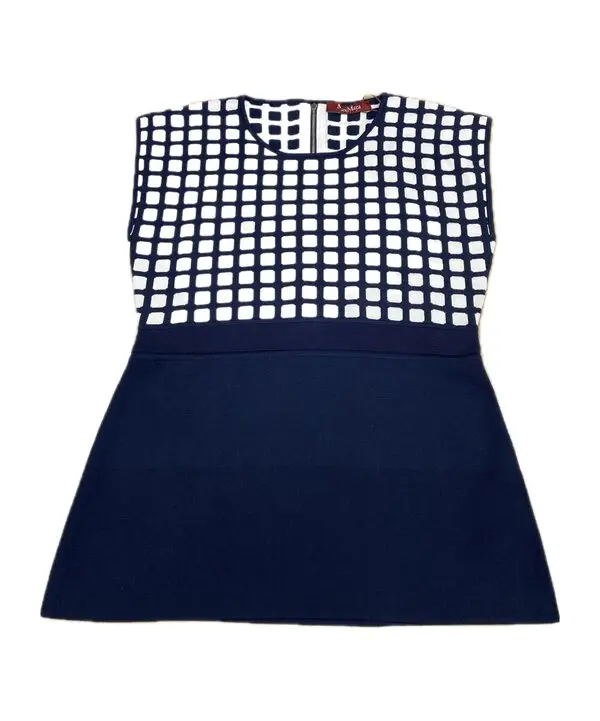 Max Mara Sleeveless Crewneck Dress With Zip Closure