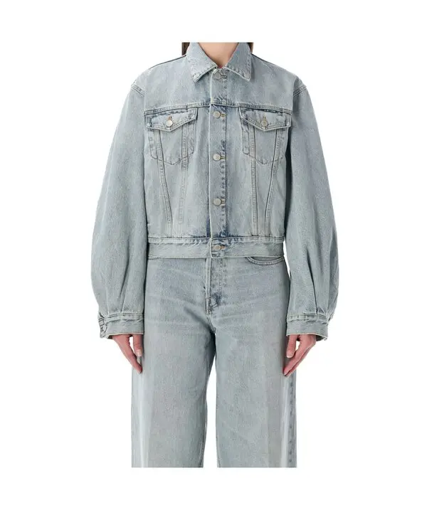 HAIKURE Simon Denim Jacket - Gray