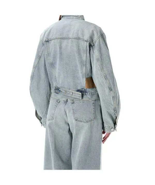 HAIKURE Simon Denim Jacket - Gray