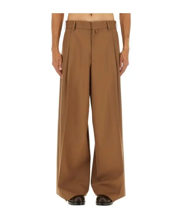 Dries Van Noten Pleated Straight-leg Trousers