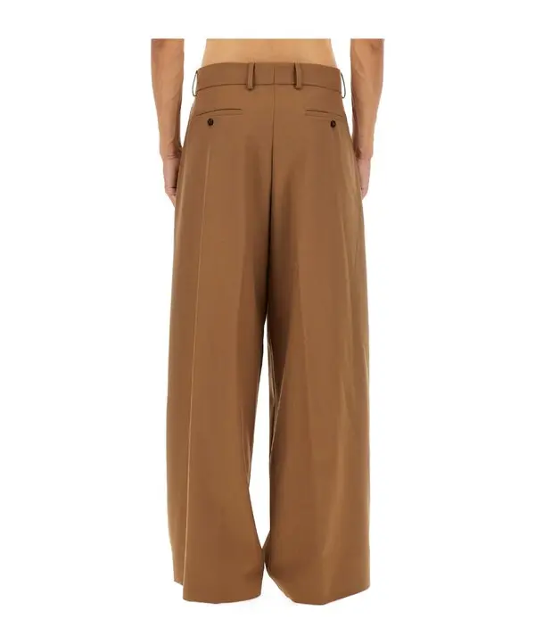 Dries Van Noten Pleated Straight-leg Trousers