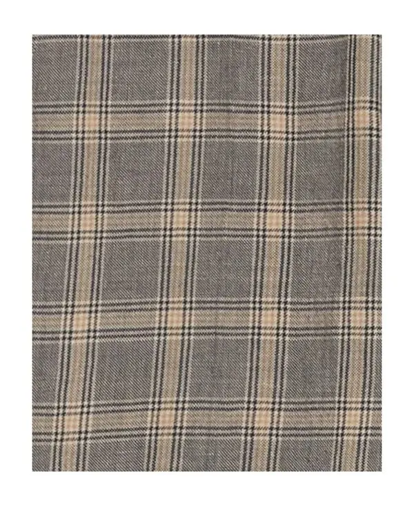 Gucci Prince Of Wales Checked Tailored Trousers - Gray