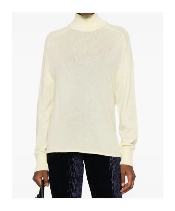 FORTE_FORTE High-neck Fine-knit Jumper