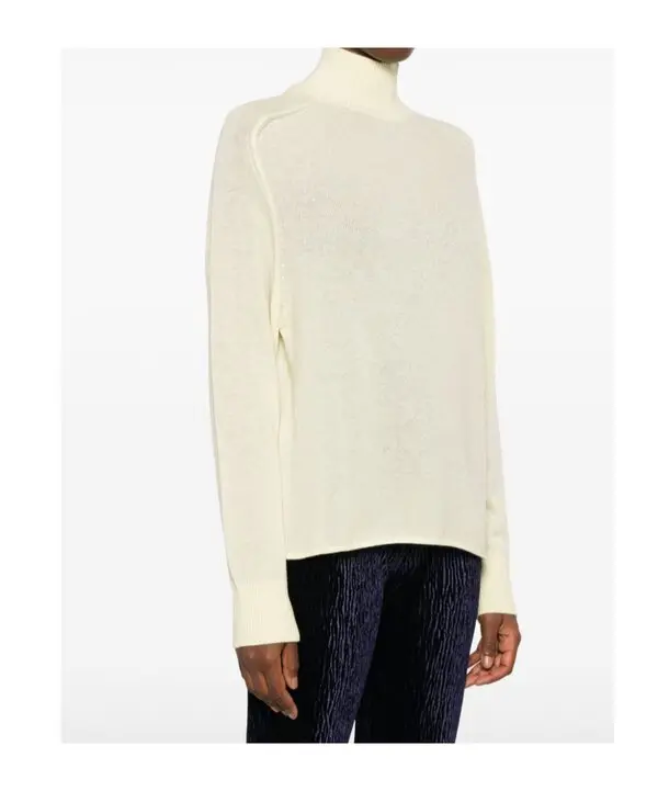 FORTE_FORTE High-neck Fine-knit Jumper