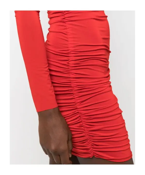 Giuseppe Di Morabito Cowl Neck Ruched Minidress