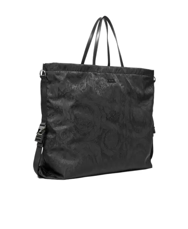 Versace Logo-patch Tote Bag