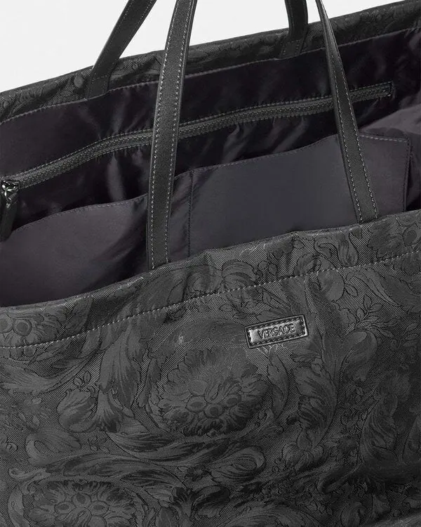 Versace Logo-patch Tote Bag