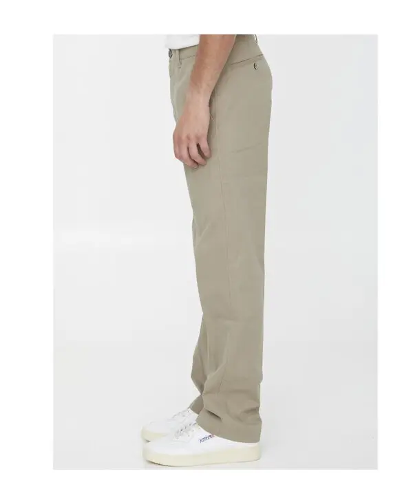 AMI Paris Straight-leg Trousers - Nude