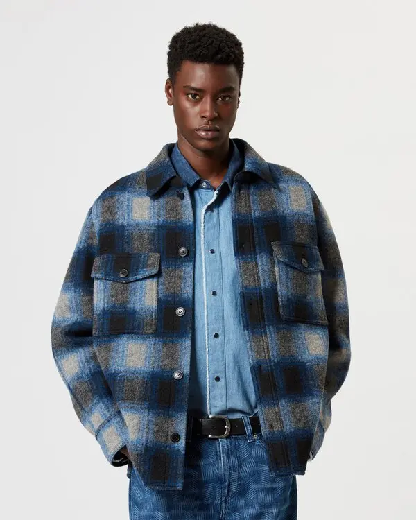 Isabel Marant Étoile Checked Long-sleeved Shirt