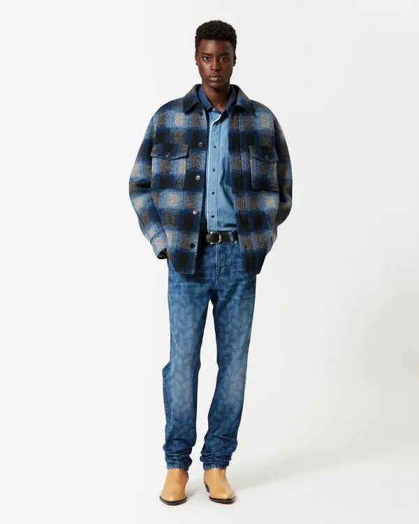 Isabel Marant Étoile Checked Long-sleeved Shirt