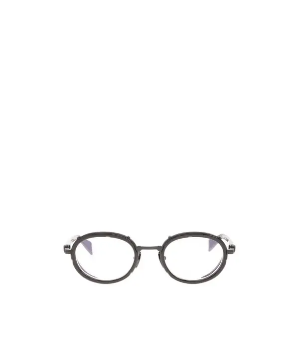 Balmain Oval Frame Eyeglasses - Black