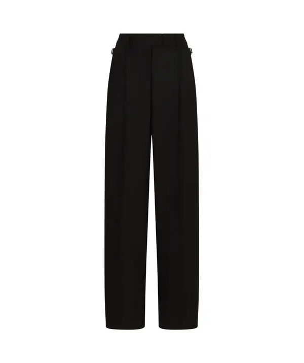 PT TORINO Virgin Wool Dress Trousers - Black