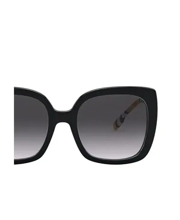 Burberry Square Frame Logo Stripe Sunglasses