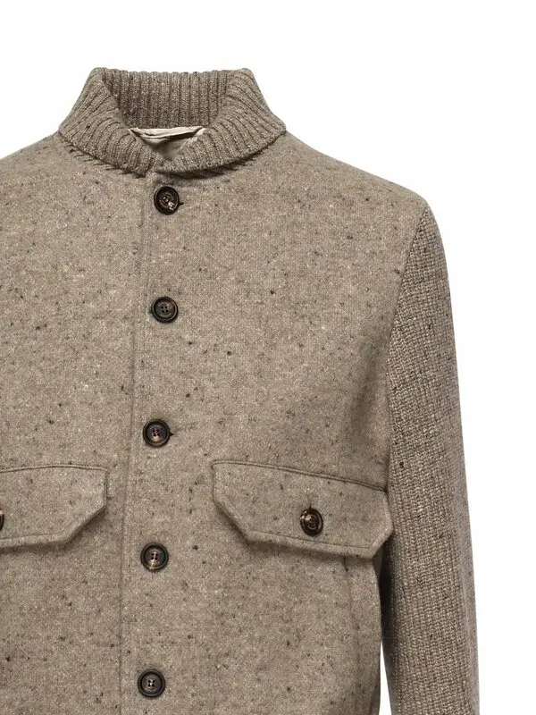 Eleventy Ribbed Cuff Jacket - No