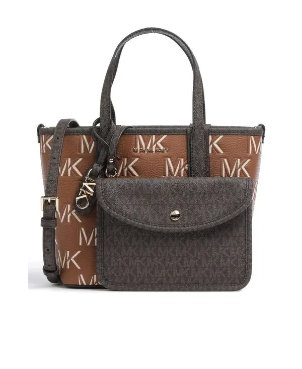 Michael Kors Eliza Logo Embossed Tote Bag