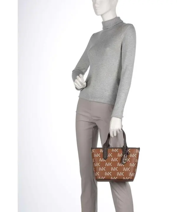 Michael Kors Eliza Logo Embossed Tote Bag