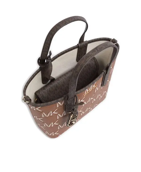 Michael Kors Eliza Logo Embossed Tote Bag