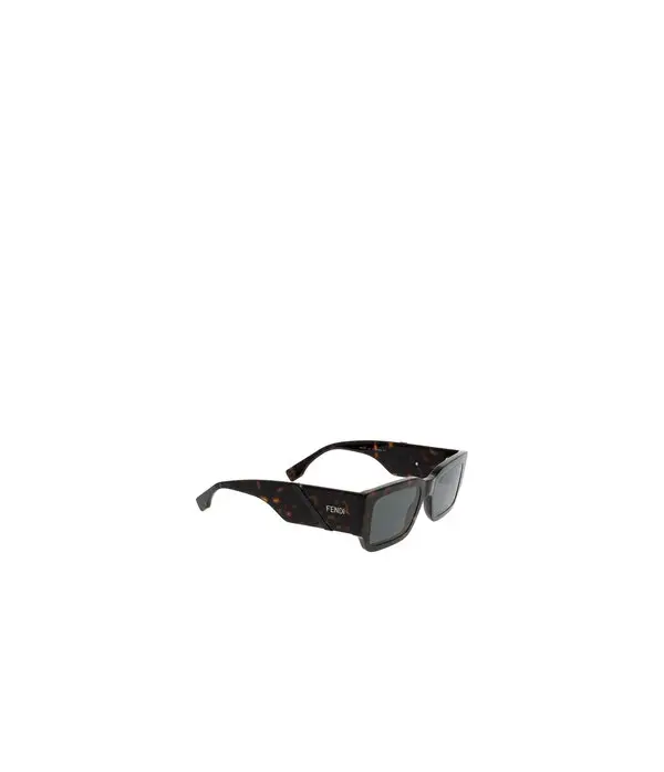 Fendi Rectangle Frame Sunglasses - Gray