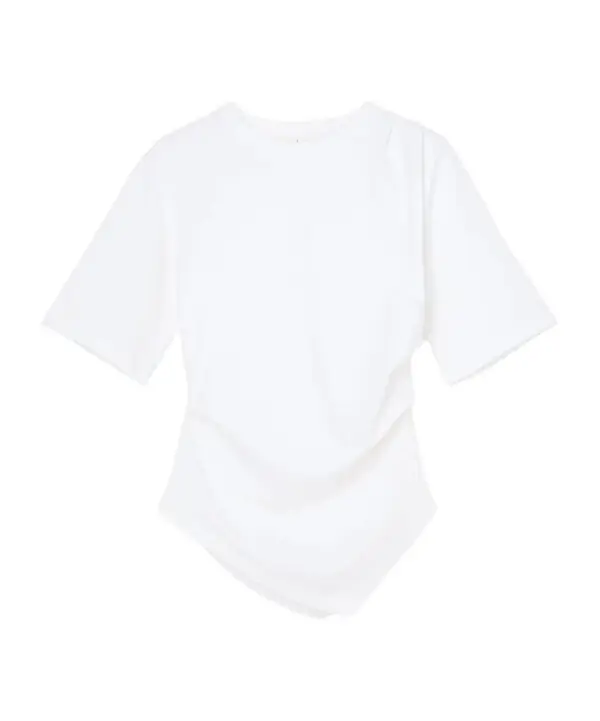 RÓHE Asymmetric Hem T-shirt - White