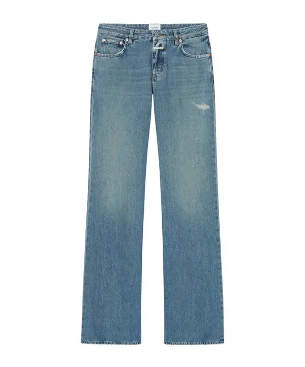Closed Distressed Detail Jeans - Blue