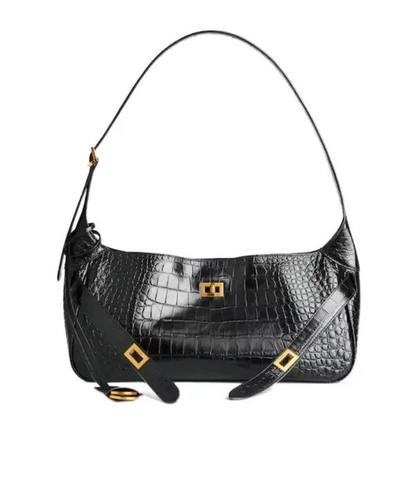 Balenciaga Bel Air Small Shoulder Bag - Black