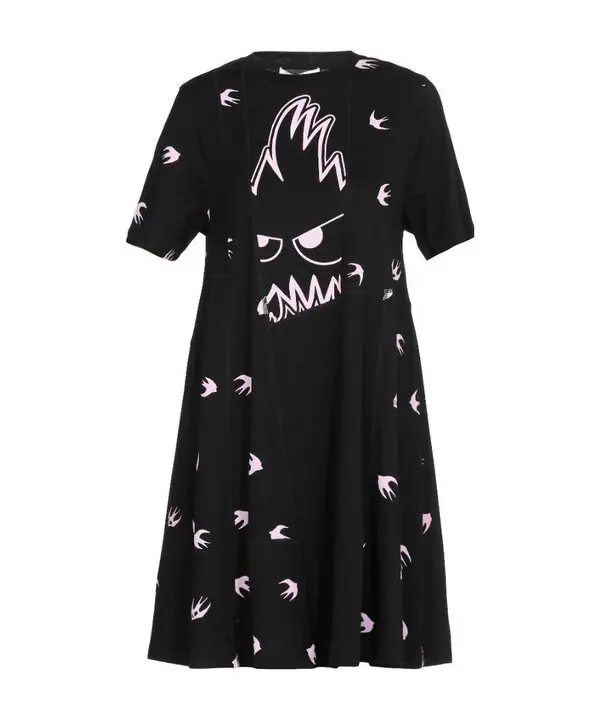 Alexander McQueen Swallow Monster T-shirt Dress