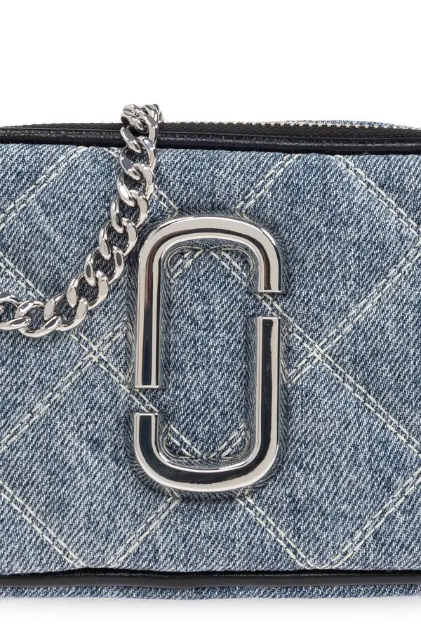 Marc Jacobs Quilted Denim Softshot Bag - Gray