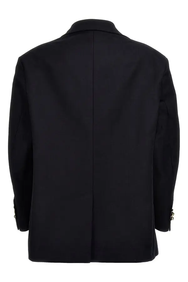 Prada Double-breasted Cotton Satin Jacket
