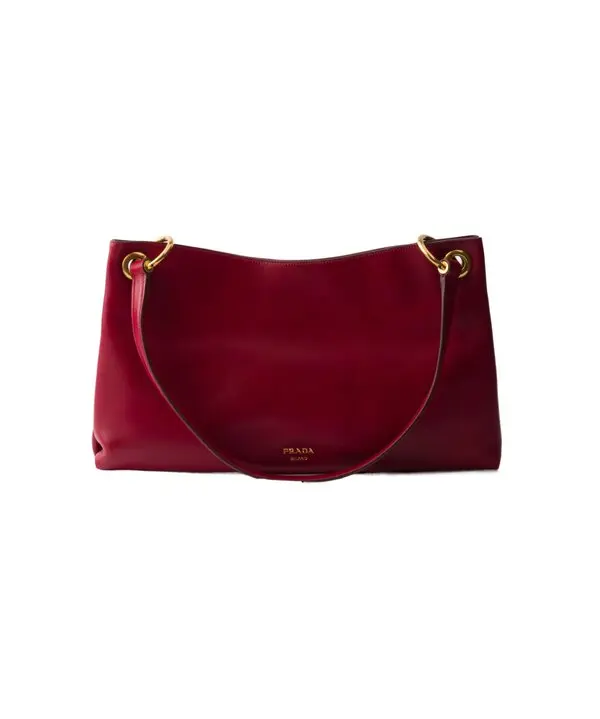 Prada Etude Leather Shoulder Bag