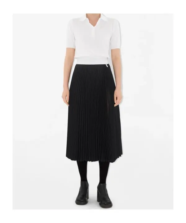 Burberry Knitted Short Sleeve Polo Top