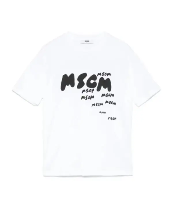 MSGM Short-sleeved T-shirt - White