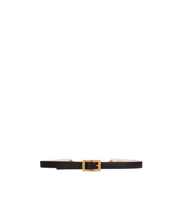 Versace Medusa Charm Belt - Black