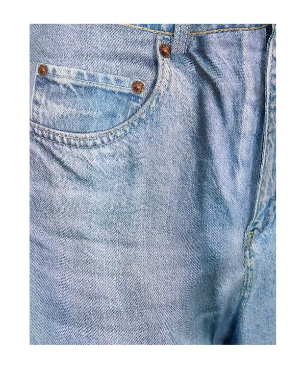 PIERRE-LOUIS MASCIA Wide-leg Casual Trousers - Blue