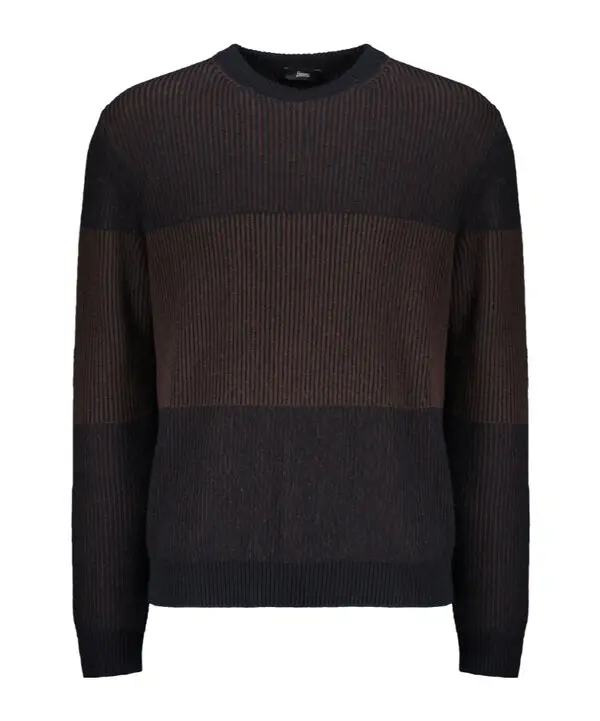 Herno Block Stripe Knitted Sweater