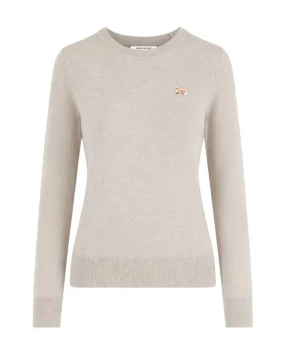 Maison Kitsuné Baby Fox Regular Jumper - Nude