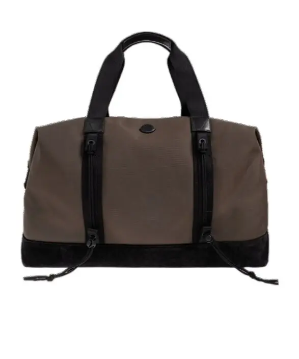 Moncler Double-zip Tech Duffle Holdall - Brown