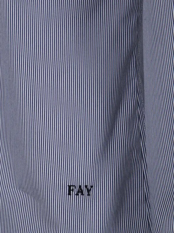 FAY Logo-embroidered Shirt