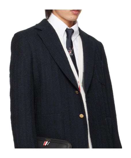 Thom Browne Stripe Detailed Long-sleeved Shirt - No